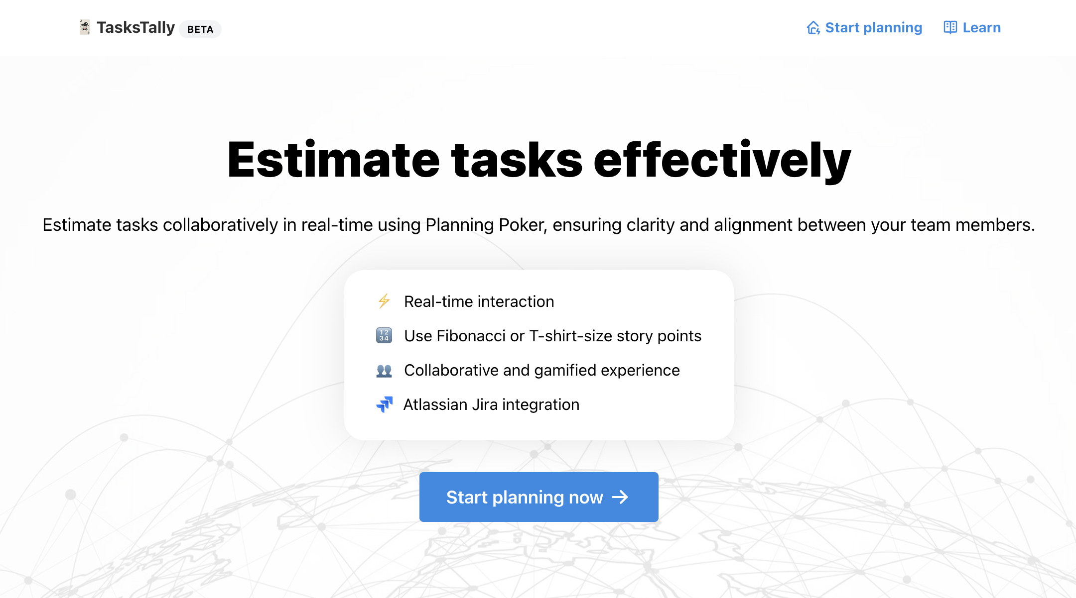 TasksTally - Real-time Planning Poker for remote teams